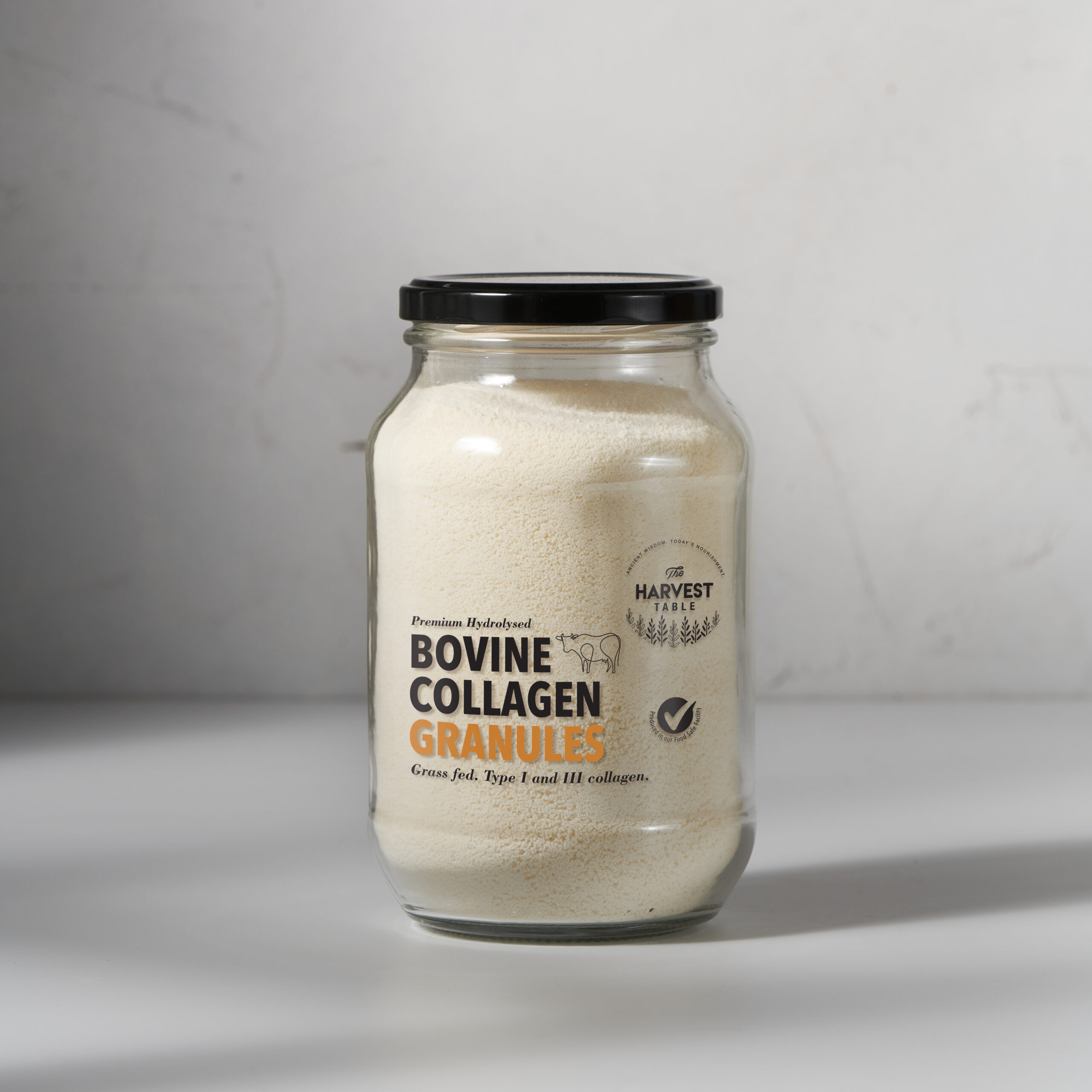 Grass-Fed Bovine Collagen Granules - 90% Protein | The Harvest Market